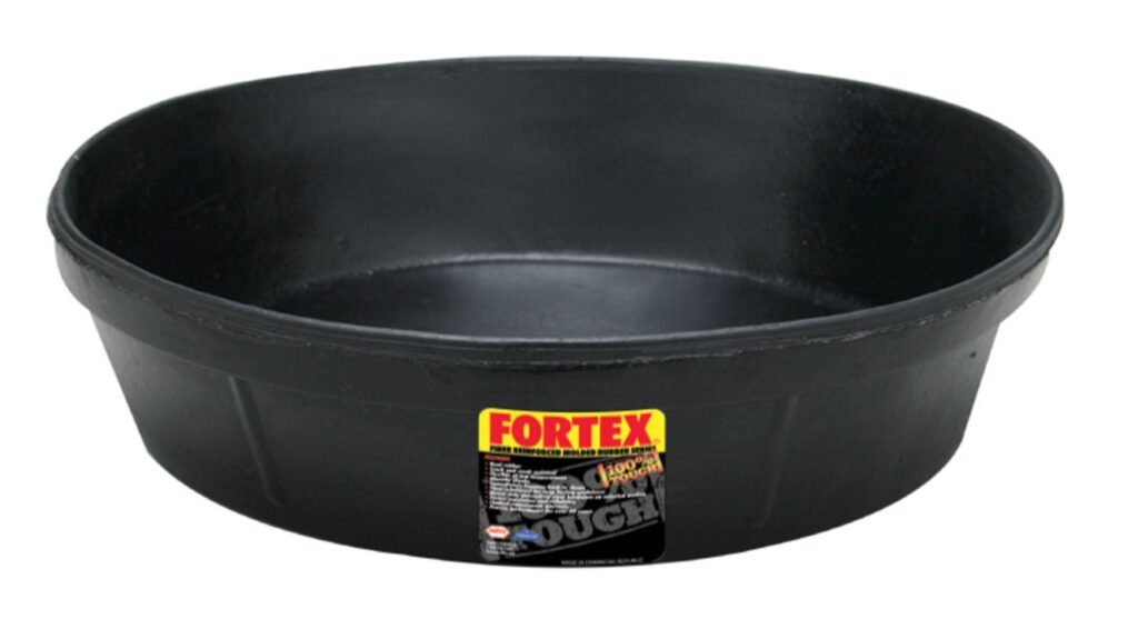 Recycled Rubber Feed Pans - Cashmans