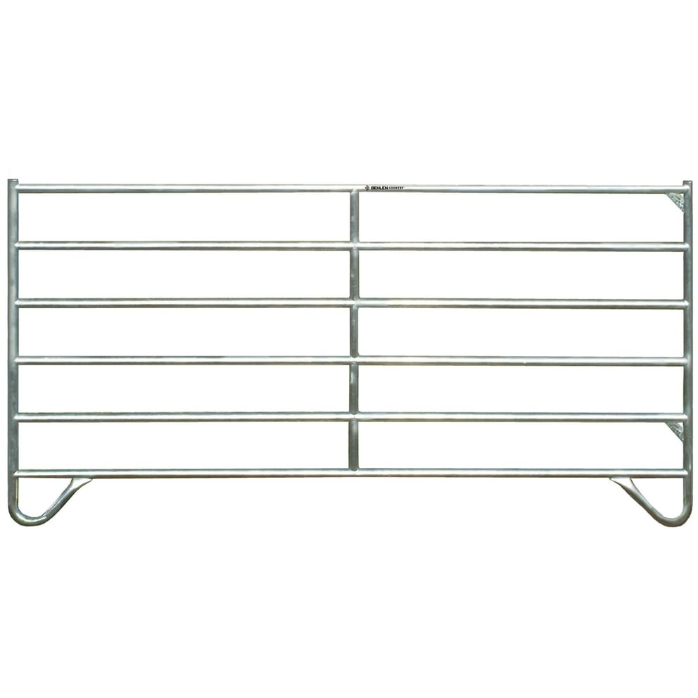 50' Hot Dipped Galvanized Round Pen - 6' High - Cashmans