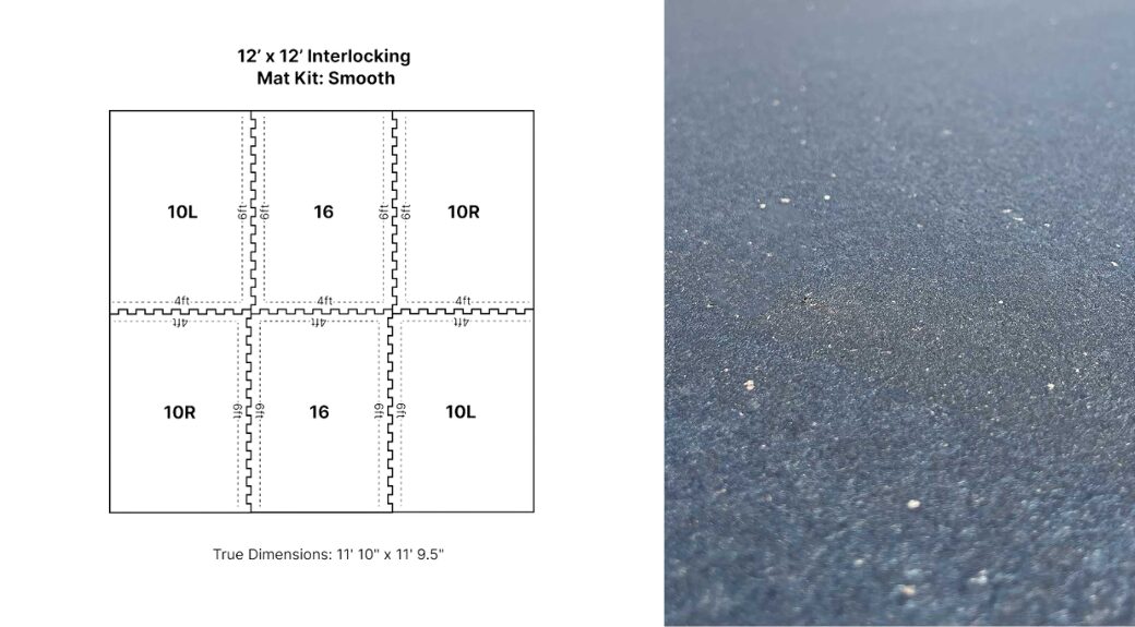 12' x 12' Smooth Mat Kit - Cashmans